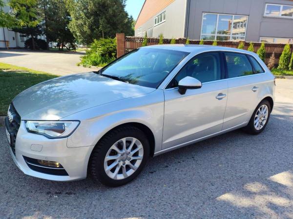 Grey Audi A3 2013 in Marijampole, with an engine capacity of 1.40 L and mileage of 108 thousand km for 8200 €, photo 2 on AUTOMOTO.COM.LV