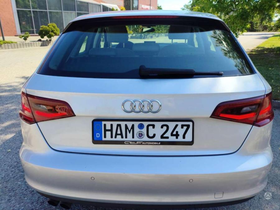 Pelēks Audi A3 2013 Marijampole, ar dzinēja tilpumu 1.40 L un nobraukumu 108 tūkst. km par 8200 €, foto 5 vietnē AUTOMOTO.COM.LV