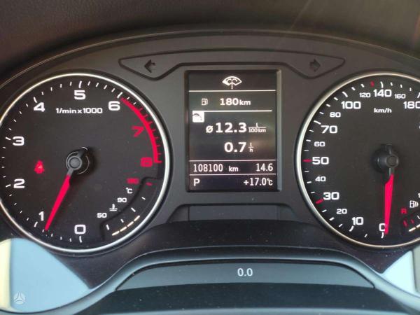 Grey Audi A3 2013 in Marijampole, with an engine capacity of 1.40 L and mileage of 108 thousand km for 8200 €, photo 8 on AUTOMOTO.COM.LV