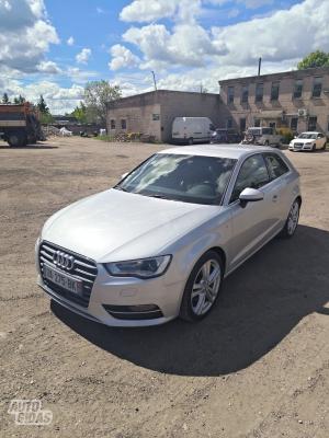 Grey Audi A3 2013 in Utena, with an engine capacity of 2.00 L and mileage of 283 thousand km for 6400 €, photo  on AUTOMOTO.COM.LV