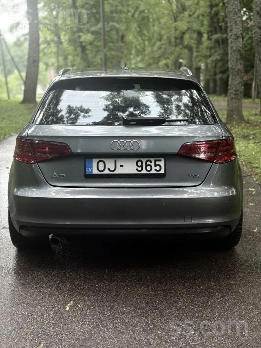 Grey Audi A3 2013 in Ogre, with an engine capacity of 1.60 L and mileage of 277 thousand km for 8999 €, photo 6 on AUTOMOTO.COM.LV