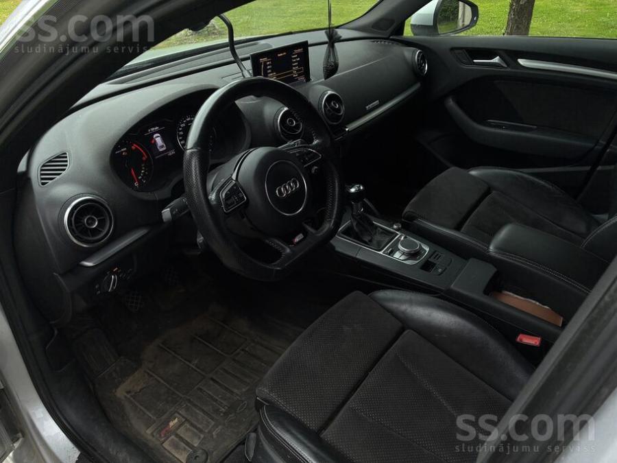 Pelēks Audi A3 2013 Balvi, ar dzinēja tilpumu 2.00 L un nobraukumu 295 tūkst. km par 10500 €, foto 11 vietnē AUTOMOTO.COM.LV