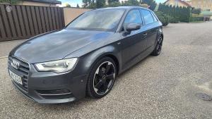 Pelēks Audi A3 2013 Viļņa, ar dzinēja tilpumu 1.97 L un nobraukumu 216 tūkst. km par 8999 €, foto  vietnē AUTOMOTO.COM.LV