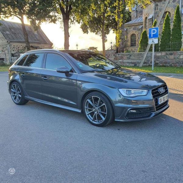 Grey Audi A3 2013 in Trakai, with an engine capacity of 1.97 L and mileage of 243 thousand km for 8790 €, photo 1 on AUTOMOTO.COM.LV