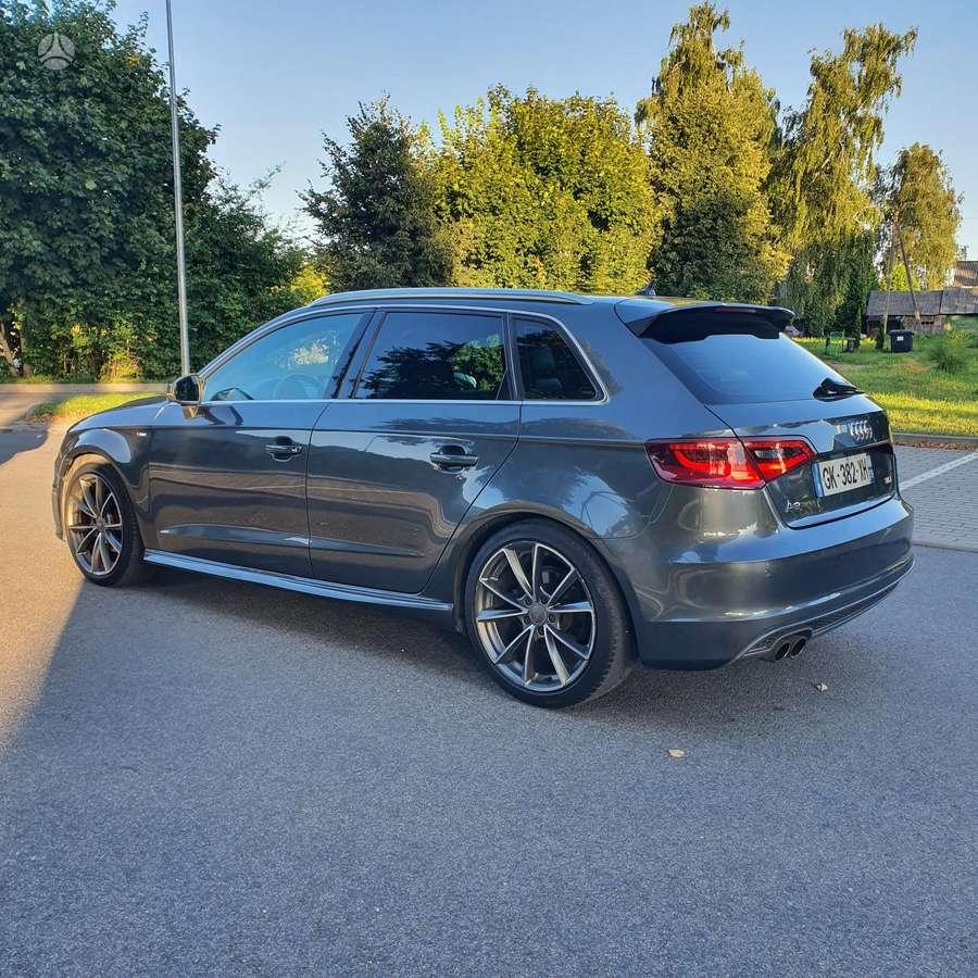 Grey Audi A3 2013 in Trakai, with an engine capacity of 1.97 L and mileage of 243 thousand km for 8790 €, photo 10 on AUTOMOTO.COM.LV