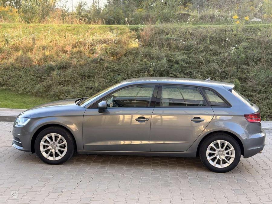 Grey Audi A3 2013 in Vilnius, with an engine capacity of 1.60 L and mileage of 98 thousand km for 8950 €, photo 11 on AUTOMOTO.COM.LV