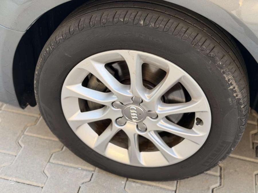 Grey Audi A3 2013 in Vilnius, with an engine capacity of 1.60 L and mileage of 98 thousand km for 8950 €, photo 16 on AUTOMOTO.COM.LV