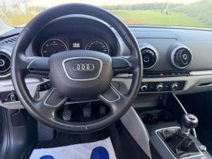 Grey Audi A3 2013 in Vilnius, with an engine capacity of 1.60 L and mileage of 98 thousand km for 8950 €, photo 31 on AUTOMOTO.COM.LV