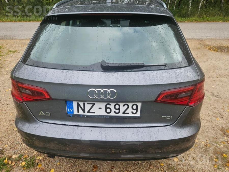 Grey Audi A3 2013 in Riga, with an engine capacity of 1.60 L and mileage of 354 thousand km for 6500 €, photo 3 on AUTOMOTO.COM.LV