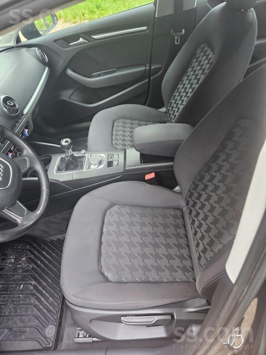 Grey Audi A3 2013 in Riga, with an engine capacity of 1.60 L and mileage of 354 thousand km for 6500 €, photo 12 on AUTOMOTO.COM.LV