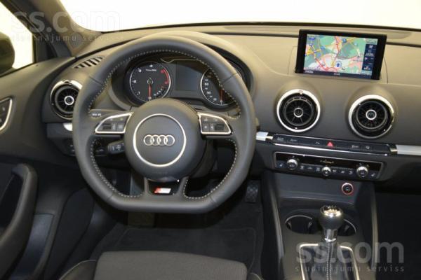 Grey Audi A3 2014 in Riga, with an engine capacity of 1.90 L and mileage of 254 thousand km for 9000 €, photo 6 on AUTOMOTO.COM.LV