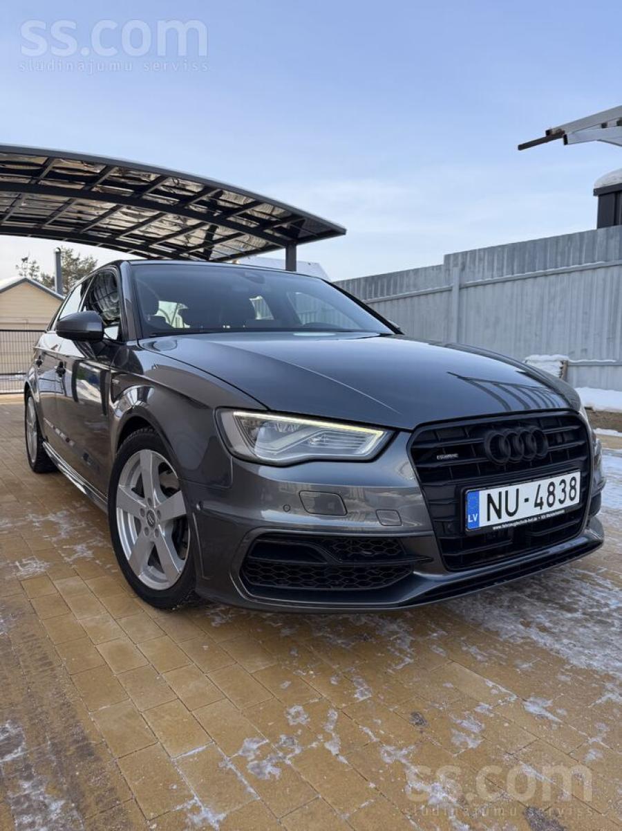 Pelēks Audi A3 2014 Daugavpils, ar dzinēja tilpumu 2.00 L un nobraukumu 180 tūkst. km par 12900 €, foto 5 vietnē AUTOMOTO.COM.LV