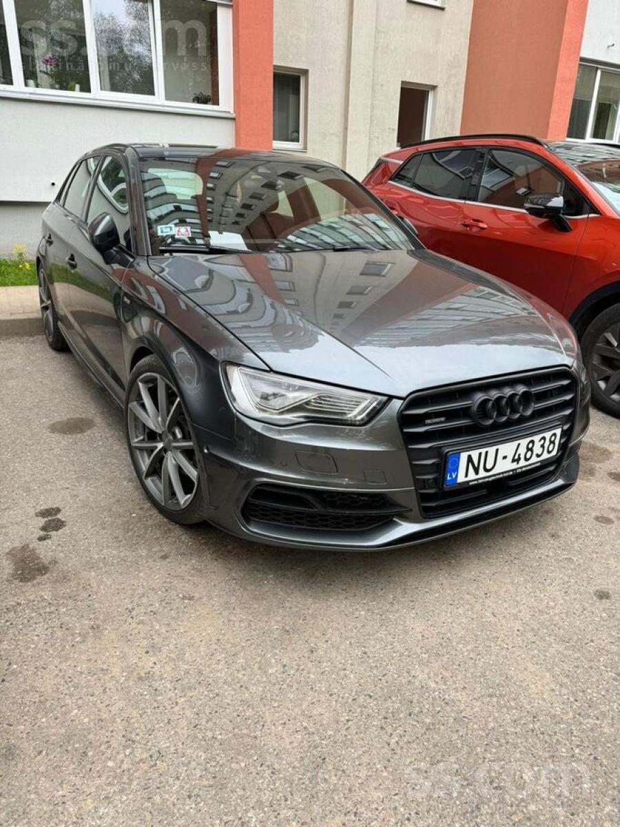 Pelēks Audi A3 2014 Daugavpils, ar dzinēja tilpumu 2.00 L un nobraukumu 180 tūkst. km par 12900 €, foto 19 vietnē AUTOMOTO.COM.LV