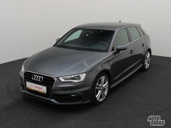 Pelēks Audi A3 2014 Viļņa, ar dzinēja tilpumu 1.40 L un nobraukumu 238 tūkst. km par 9899 €, foto 1 vietnē AUTOMOTO.COM.LV
