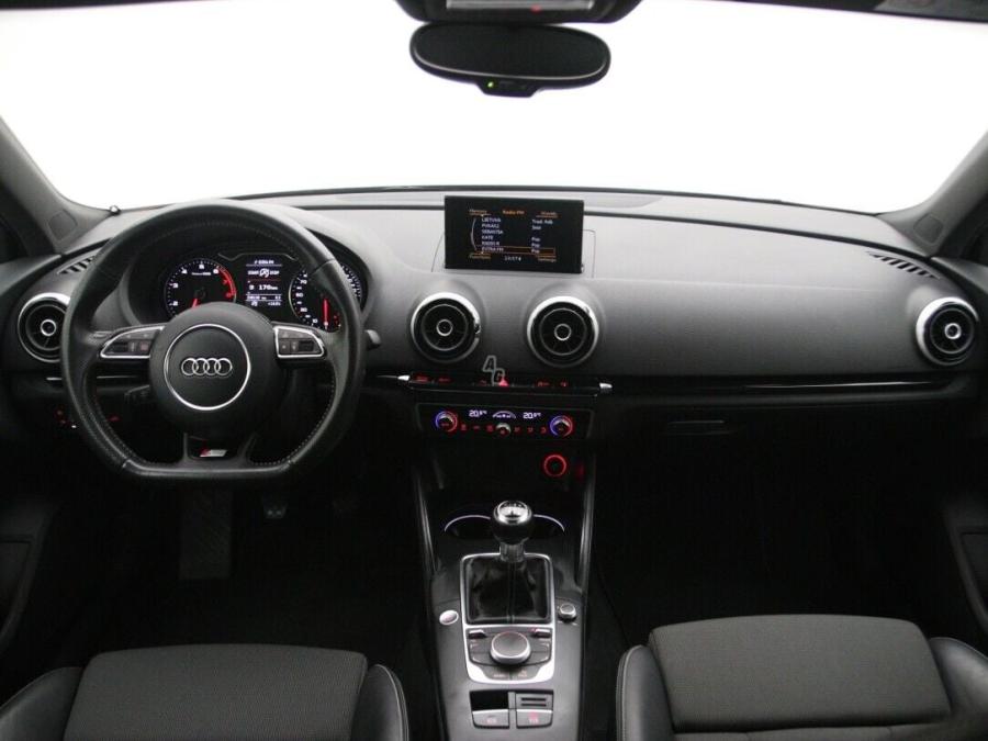 Grey Audi A3 2014 in Vilnius, with an engine capacity of 1.40 L and mileage of 238 thousand km for 9899 €, photo 2 on AUTOMOTO.COM.LV