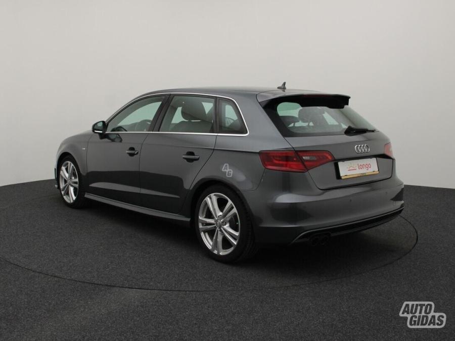 Grey Audi A3 2014 in Vilnius, with an engine capacity of 1.40 L and mileage of 238 thousand km for 9899 €, photo 7 on AUTOMOTO.COM.LV