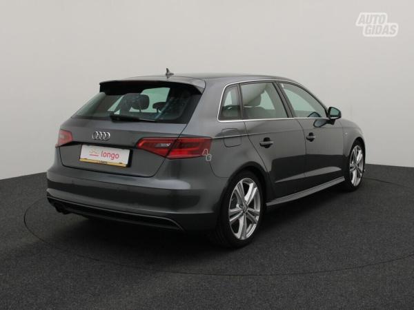 Pelēks Audi A3 2014 Viļņa, ar dzinēja tilpumu 1.40 L un nobraukumu 238 tūkst. km par 9899 €, foto 8 vietnē AUTOMOTO.COM.LV