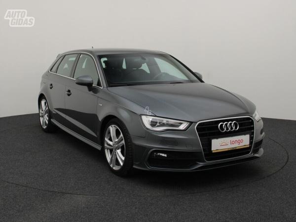 Pelēks Audi A3 2014 Viļņa, ar dzinēja tilpumu 1.40 L un nobraukumu 238 tūkst. km par 9899 €, foto 10 vietnē AUTOMOTO.COM.LV
