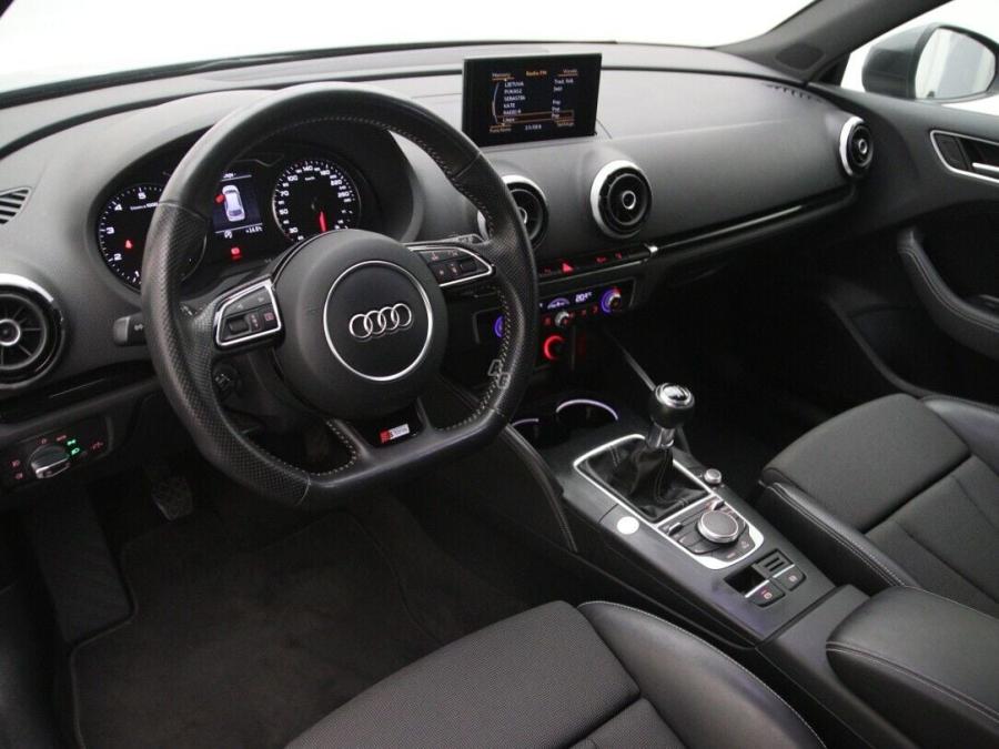 Grey Audi A3 2014 in Vilnius, with an engine capacity of 1.40 L and mileage of 238 thousand km for 9899 €, photo 16 on AUTOMOTO.COM.LV