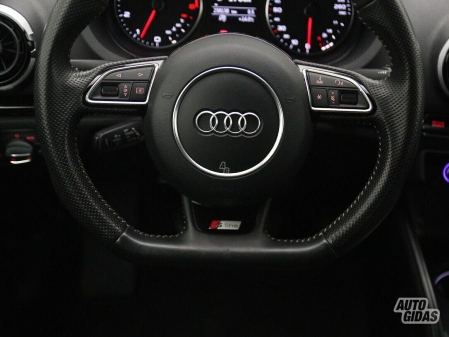 Grey Audi A3 2014 in Vilnius, with an engine capacity of 1.40 L and mileage of 238 thousand km for 9899 €, photo 18 on AUTOMOTO.COM.LV