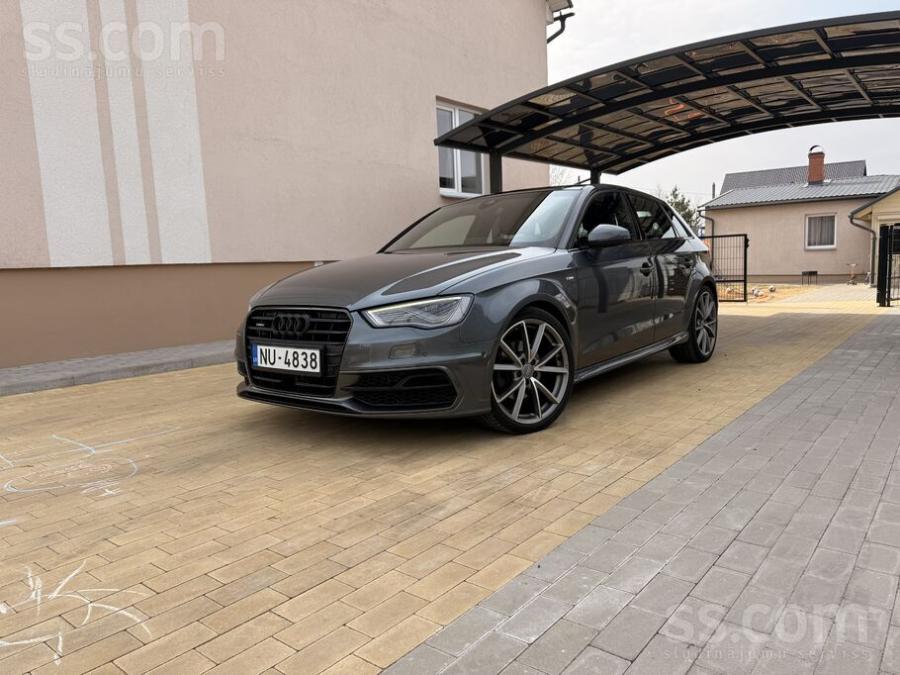 Pelēks Audi A3 2014 Daugavpils, ar dzinēja tilpumu 2.00 L un nobraukumu 180 tūkst. km par 12900 €, foto 1 vietnē AUTOMOTO.COM.LV