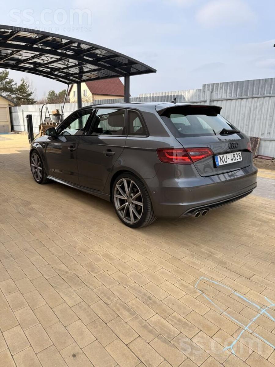 Pelēks Audi A3 2014 Daugavpils, ar dzinēja tilpumu 2.00 L un nobraukumu 180 tūkst. km par 12900 €, foto 4 vietnē AUTOMOTO.COM.LV