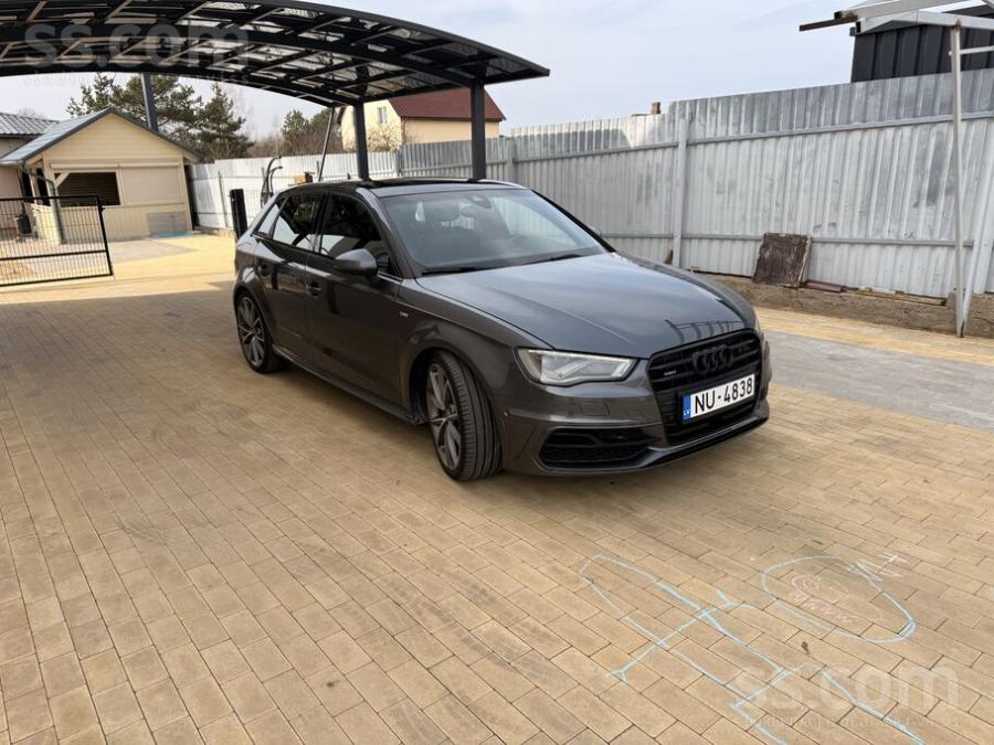 Pelēks Audi A3 2014 Daugavpils, ar dzinēja tilpumu 2.00 L un nobraukumu 180 tūkst. km par 12900 €, foto 5 vietnē AUTOMOTO.COM.LV