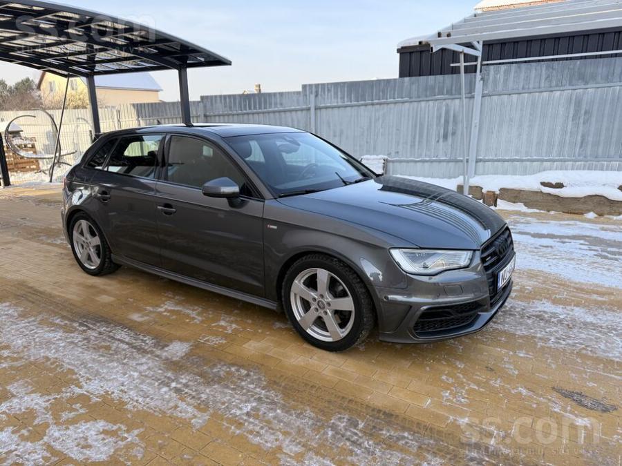 Pelēks Audi A3 2014 Daugavpils, ar dzinēja tilpumu 2.00 L un nobraukumu 180 tūkst. km par 12900 €, foto 7 vietnē AUTOMOTO.COM.LV
