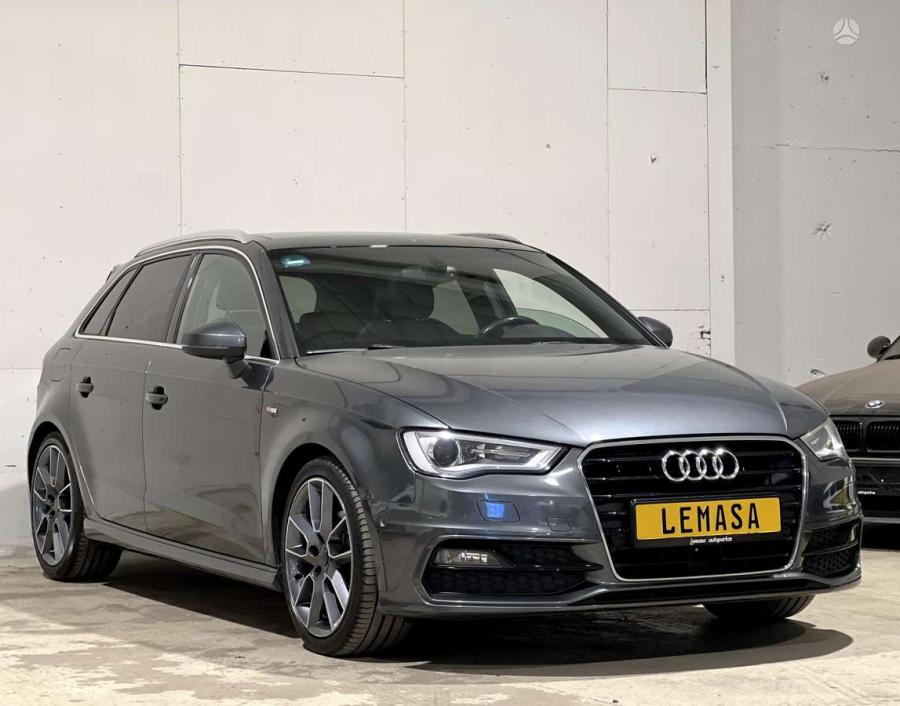 Grey Audi A3 2014 in Klaipeda, with an engine capacity of 1.39 L and mileage of 255 thousand km for 8999 €, photo 11 on AUTOMOTO.COM.LV