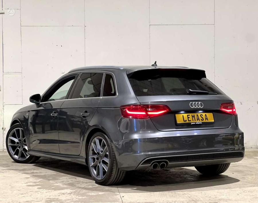Grey Audi A3 2014 in Klaipeda, with an engine capacity of 1.39 L and mileage of 255 thousand km for 8999 €, photo 22 on AUTOMOTO.COM.LV