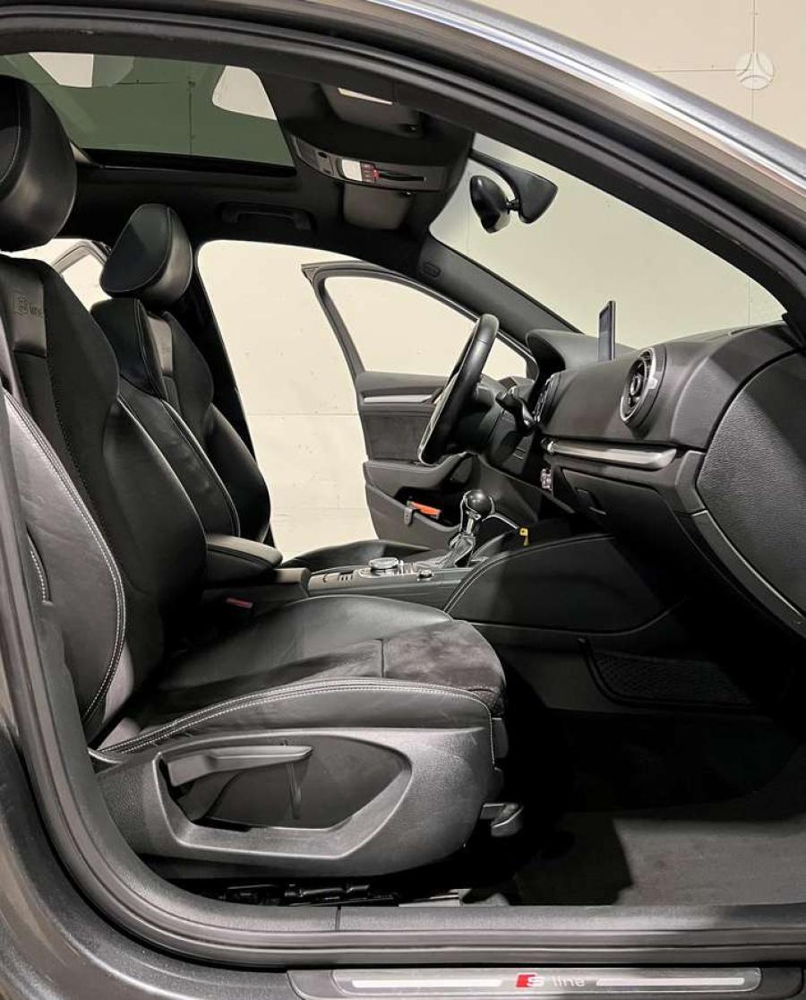 Grey Audi A3 2014 in Klaipeda, with an engine capacity of 1.39 L and mileage of 255 thousand km for 8999 €, photo 23 on AUTOMOTO.COM.LV