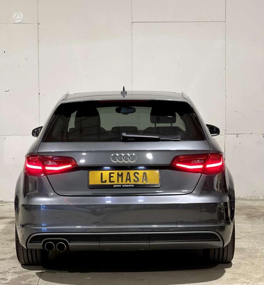 Grey Audi A3 2014 in Klaipeda, with an engine capacity of 1.39 L and mileage of 255 thousand km for 8999 €, photo 27 on AUTOMOTO.COM.LV