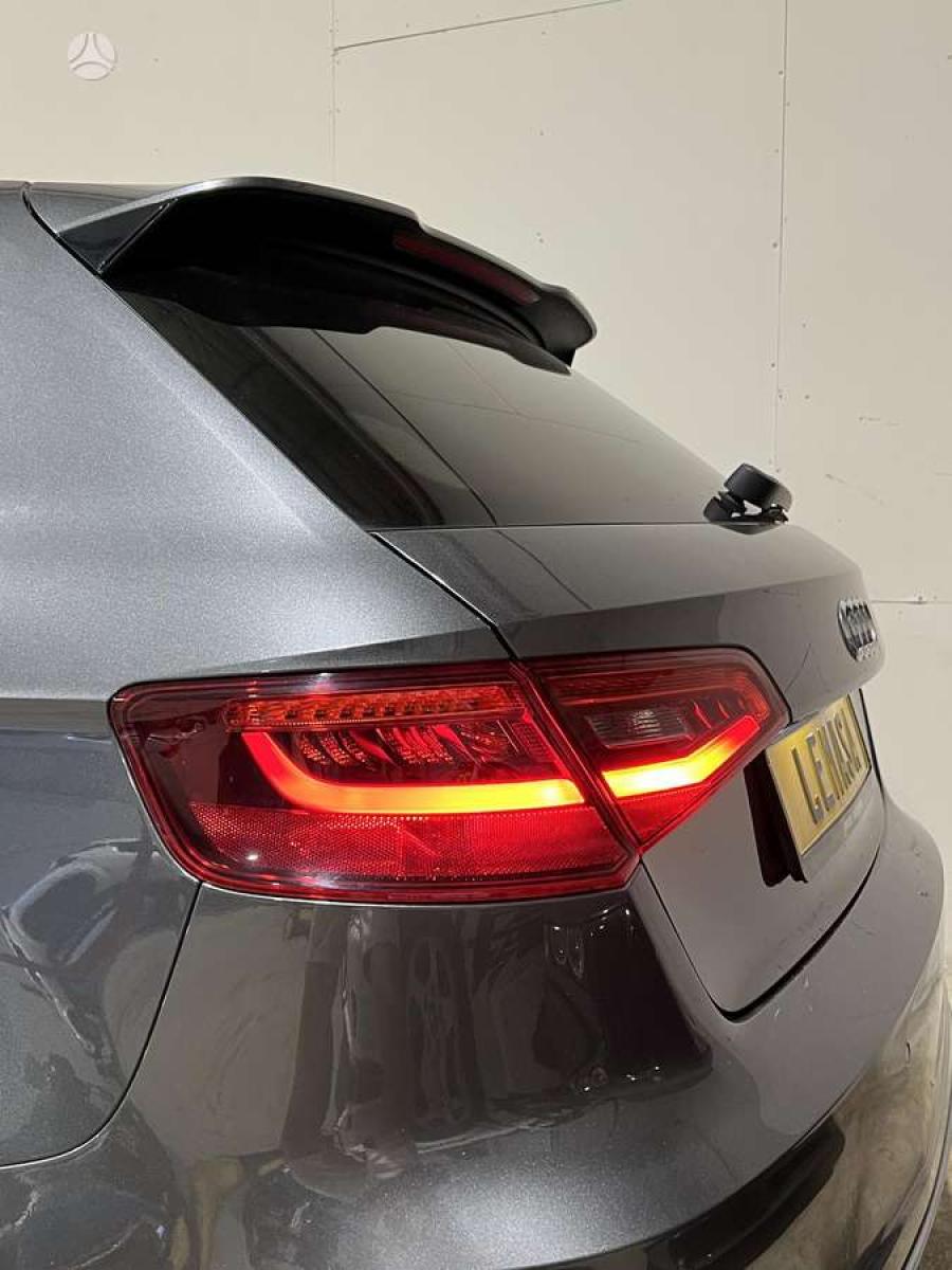 Grey Audi A3 2014 in Klaipeda, with an engine capacity of 1.39 L and mileage of 255 thousand km for 8999 €, photo 30 on AUTOMOTO.COM.LV