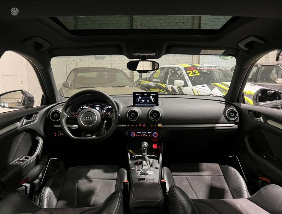 Grey Audi A3 2014 in Klaipeda, with an engine capacity of 1.39 L and mileage of 255 thousand km for 8999 €, photo 39 on AUTOMOTO.COM.LV