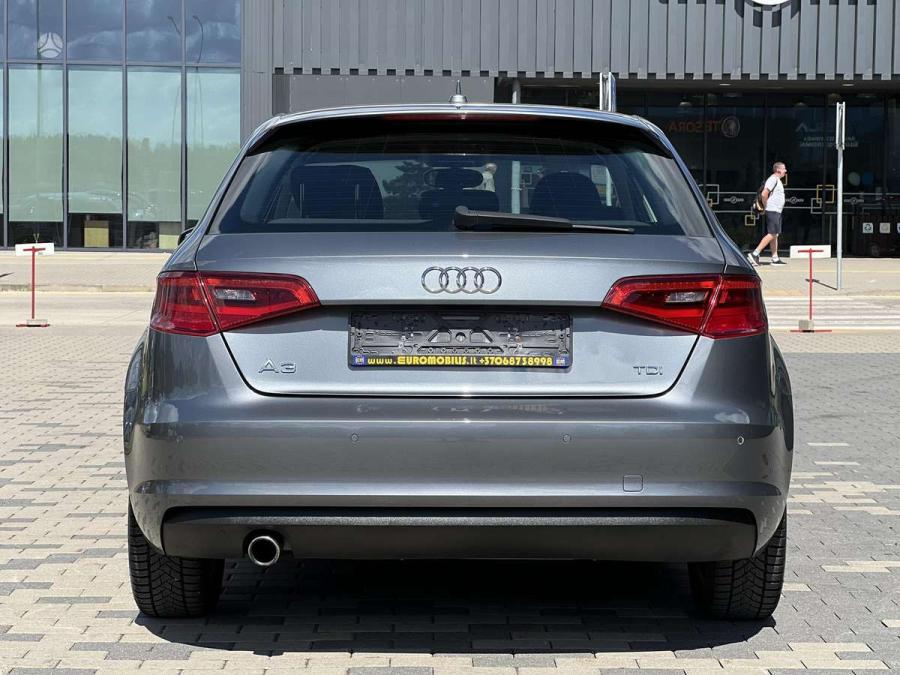 Grey Audi A3 2014 in Siauliai, with an engine capacity of 1.60 L and mileage of 219 thousand km for 9200 €, photo 7 on AUTOMOTO.COM.LV