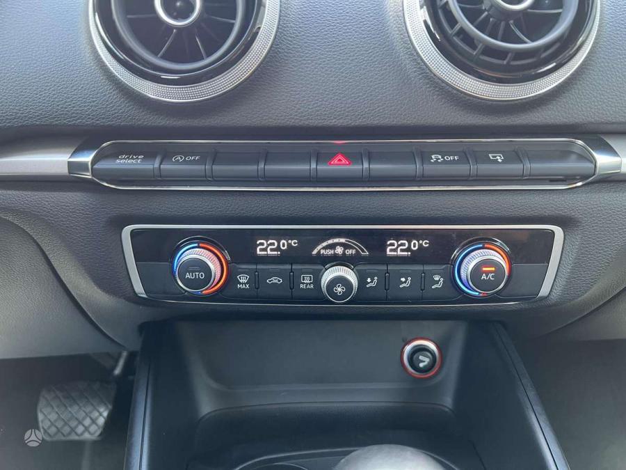 Grey Audi A3 2014 in Siauliai, with an engine capacity of 1.60 L and mileage of 219 thousand km for 9200 €, photo 17 on AUTOMOTO.COM.LV