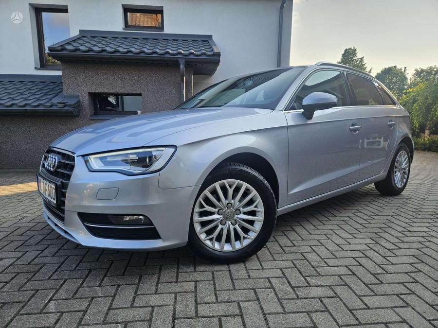 Grey Audi A3 2014 in Radviliskis, with an engine capacity of 1.60 L and mileage of 250 thousand km for 7300 €, photo 1 on AUTOMOTO.COM.LV