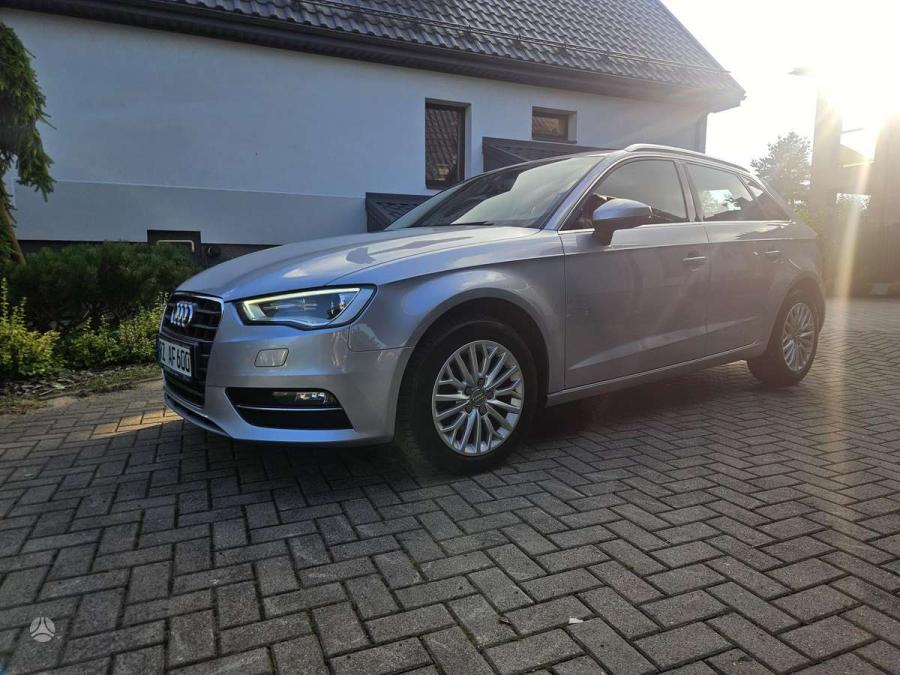 Grey Audi A3 2014 in Radviliskis, with an engine capacity of 1.60 L and mileage of 250 thousand km for 7300 €, photo 3 on AUTOMOTO.COM.LV