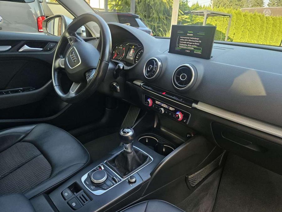 Grey Audi A3 2014 in Radviliskis, with an engine capacity of 1.60 L and mileage of 250 thousand km for 7300 €, photo 12 on AUTOMOTO.COM.LV