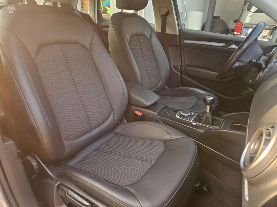Grey Audi A3 2014 in Radviliskis, with an engine capacity of 1.60 L and mileage of 250 thousand km for 7300 €, photo 14 on AUTOMOTO.COM.LV