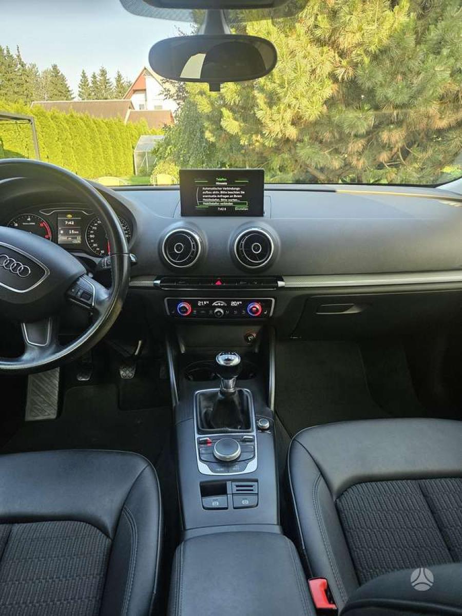 Grey Audi A3 2014 in Radviliskis, with an engine capacity of 1.60 L and mileage of 250 thousand km for 7300 €, photo 19 on AUTOMOTO.COM.LV