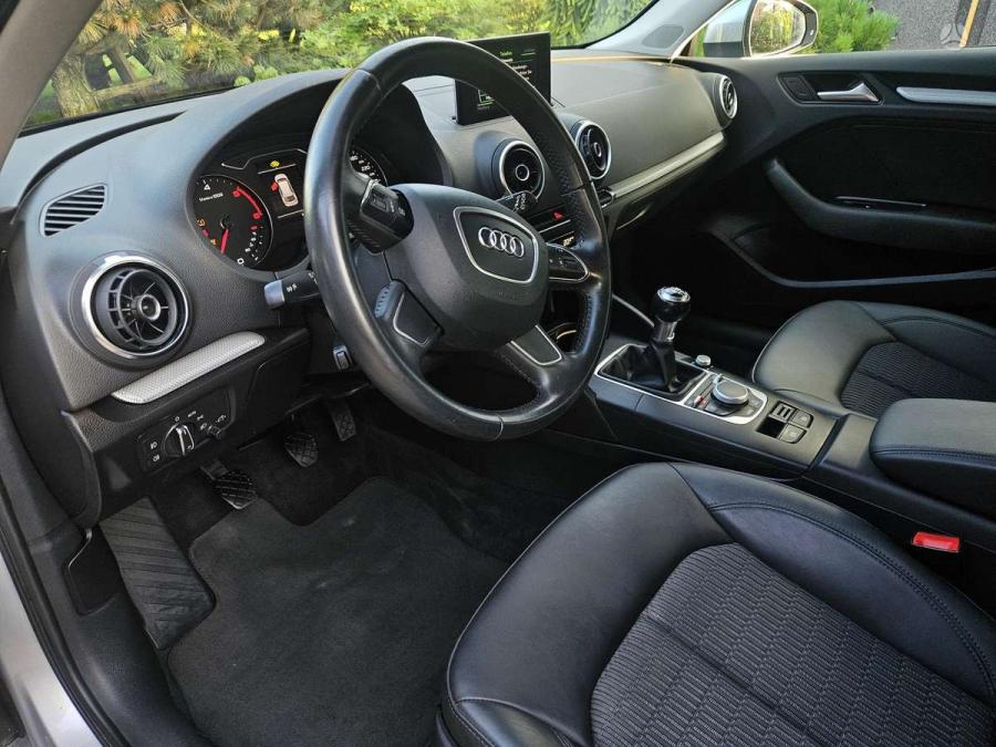 Grey Audi A3 2014 in Radviliskis, with an engine capacity of 1.60 L and mileage of 250 thousand km for 7300 €, photo 22 on AUTOMOTO.COM.LV