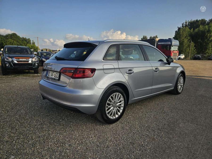 Grey Audi A3 2014 in Radviliskis, with an engine capacity of 1.60 L and mileage of 250 thousand km for 7300 €, photo 35 on AUTOMOTO.COM.LV