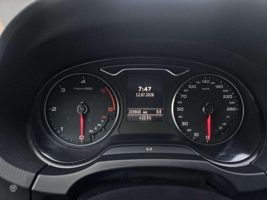 Grey Audi A3 2014 in Radviliskis, with an engine capacity of 1.60 L and mileage of 250 thousand km for 7300 €, photo 38 on AUTOMOTO.COM.LV