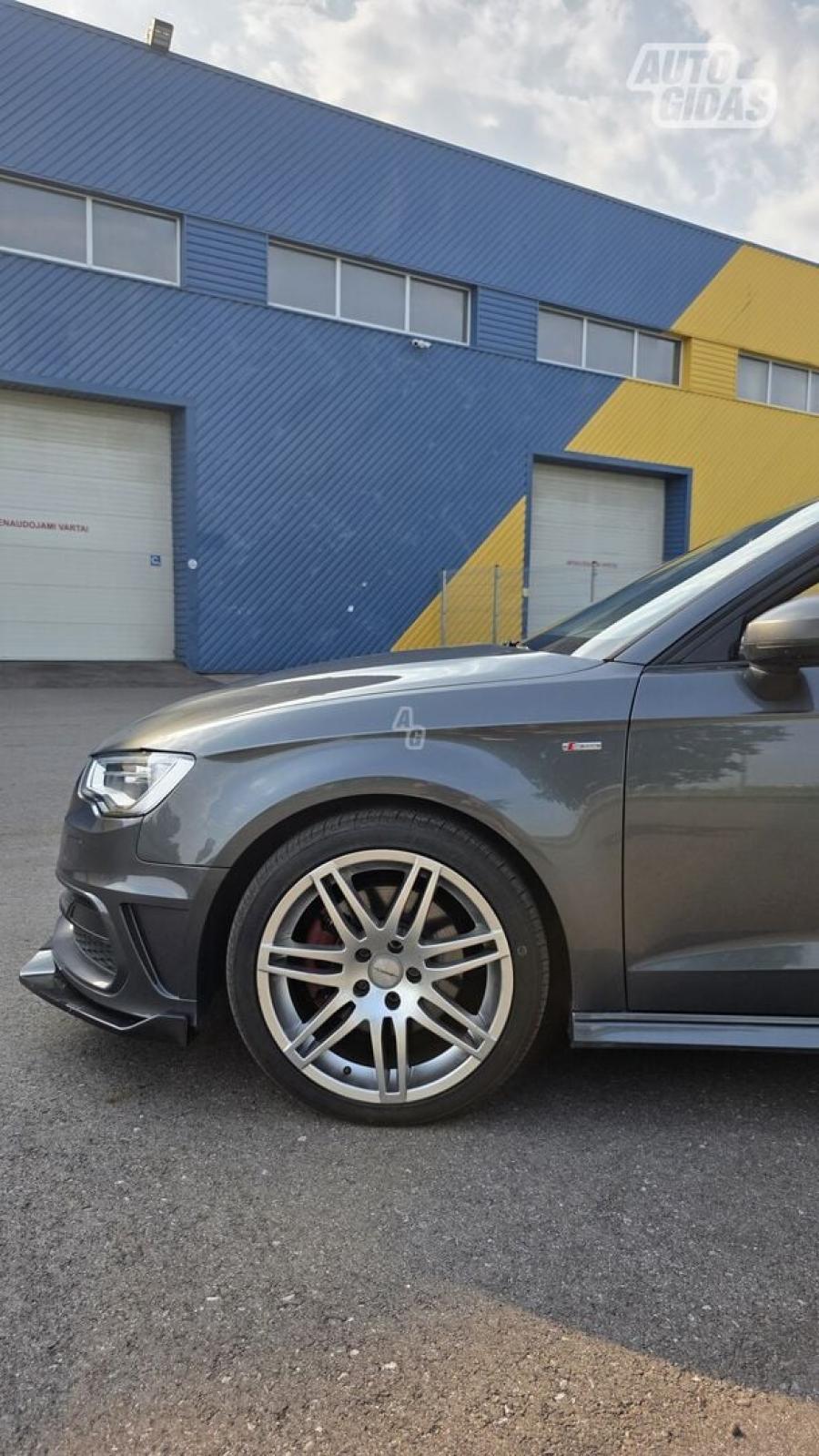 Pelēks Audi A3 2014 Kauņa, ar dzinēja tilpumu 2.00 L un nobraukumu 289 tūkst. km par 11800 €, foto 23 vietnē AUTOMOTO.COM.LV