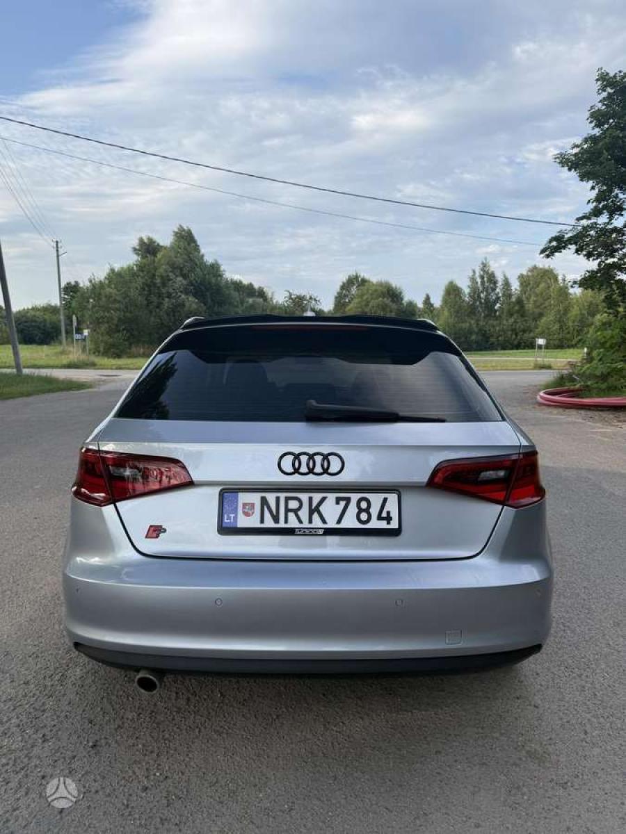 Pelēks Audi A3 2014 Viļņa, ar dzinēja tilpumu 1.60 L un nobraukumu 283 tūkst. km par 9100 €, foto 6 vietnē AUTOMOTO.COM.LV