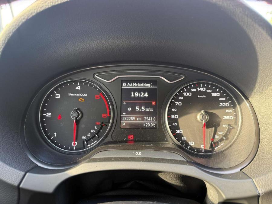 Pelēks Audi A3 2014 Viļņa, ar dzinēja tilpumu 1.60 L un nobraukumu 283 tūkst. km par 9100 €, foto 21 vietnē AUTOMOTO.COM.LV