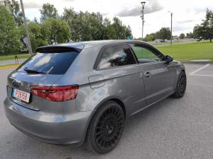 Grey Audi A3 2014 in Panevezys, with an engine capacity of 1.97 L and mileage of 221 thousand km for 5100 €, photo 3 on AUTOMOTO.COM.LV