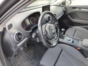 Grey Audi A3 2014 in Panevezys, with an engine capacity of 1.97 L and mileage of 221 thousand km for 5100 €, photo 10 on AUTOMOTO.COM.LV