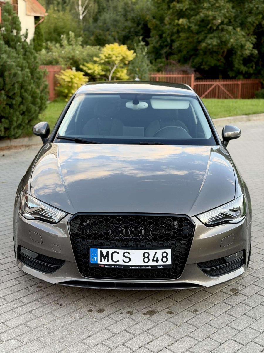 Grey Audi A3 2014 in Vilnius, with an engine capacity of 1.60 L and mileage of 289 thousand km for 5900 €, photo 4 on AUTOMOTO.COM.LV